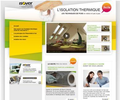 Isover lance isolationthermique.fr, son site dédié à la pose | ISOVER