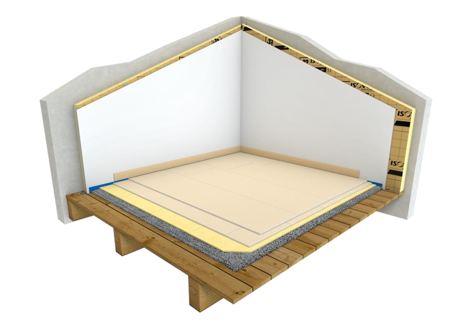 Isolation acoustique des planchers d'étage sous chape légère - Isosol ...