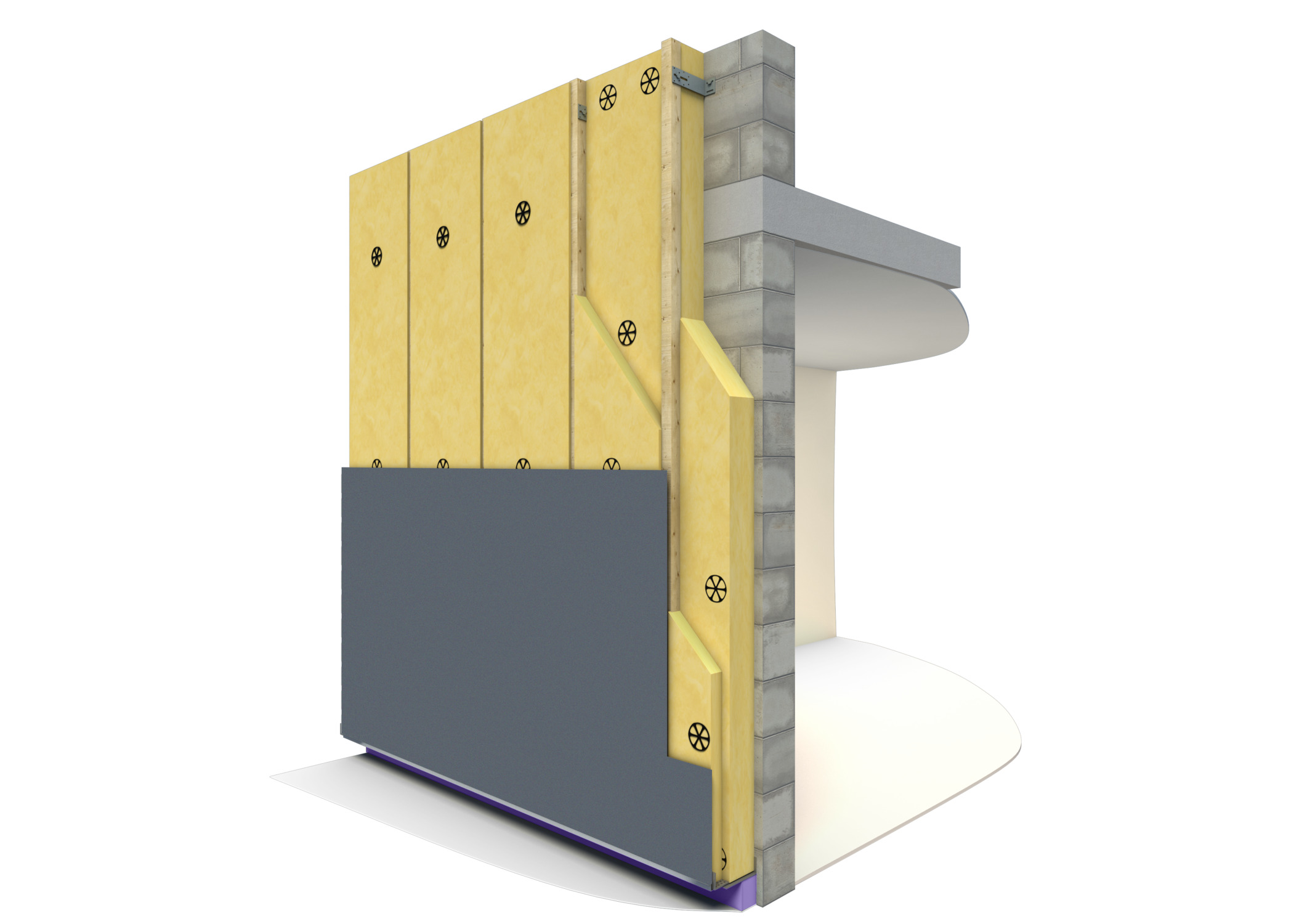 Isolation des murs par l'extérieur sous bardage ventilé en 1 ou 2 ...
